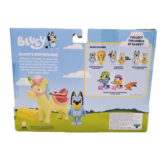 moose toys | Toys | Bluey Toys Blueys Unipony Ride Bluey Unicorn Toys ...